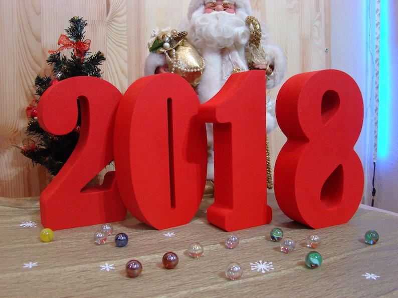 2020 styrofoam numbers3D numbers foamNew year decorParty | Etsy