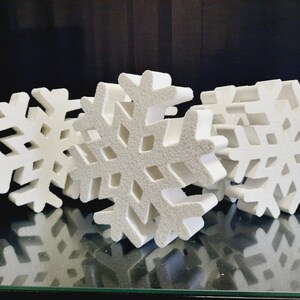 Snowflake Styrofoam Glitter,decorative Snowflake, Christmas Snowflake ...