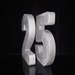 Styrofoam Letters 3D 15 Styrofoam Numbers 15 - Etsy