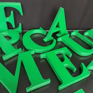 3D Styrofoam Letters 1" Thickness,grin Foam,shop Sign,custom Letters ...