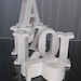 Personalized Name3d Styrofoam Lettersshop Signfoam - Etsy