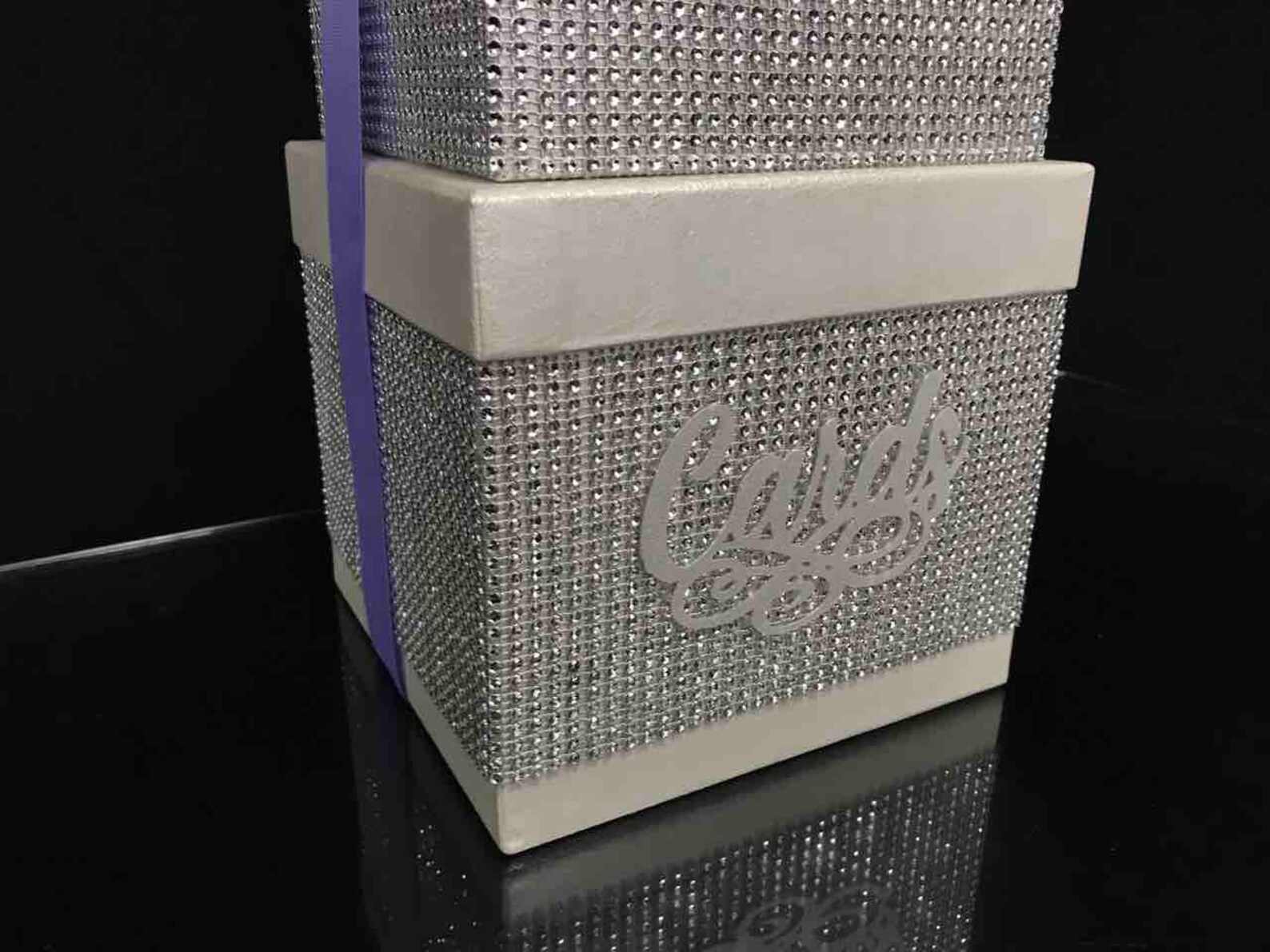 A Two-tier Card Box a Two-story Cardboxa Box for Cards | Etsy