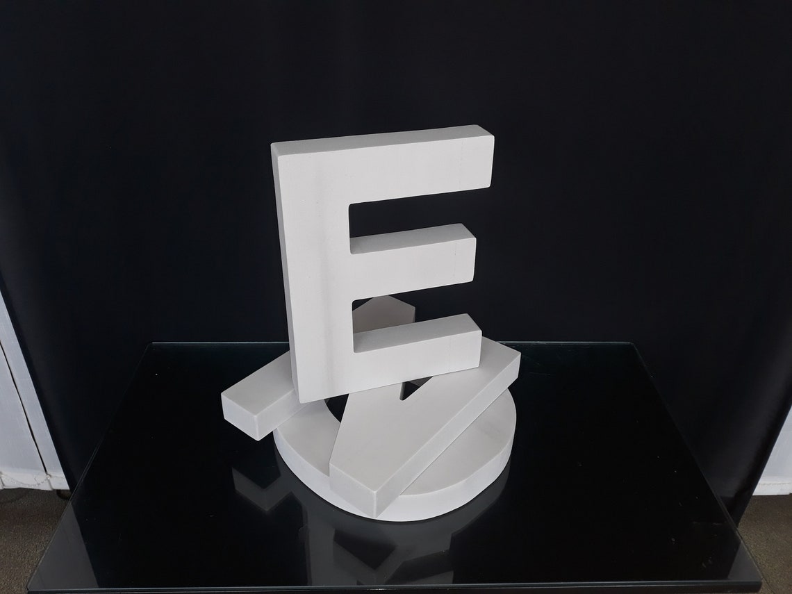 3D Letters From the Foam ONE Decor Letters the First - Etsy