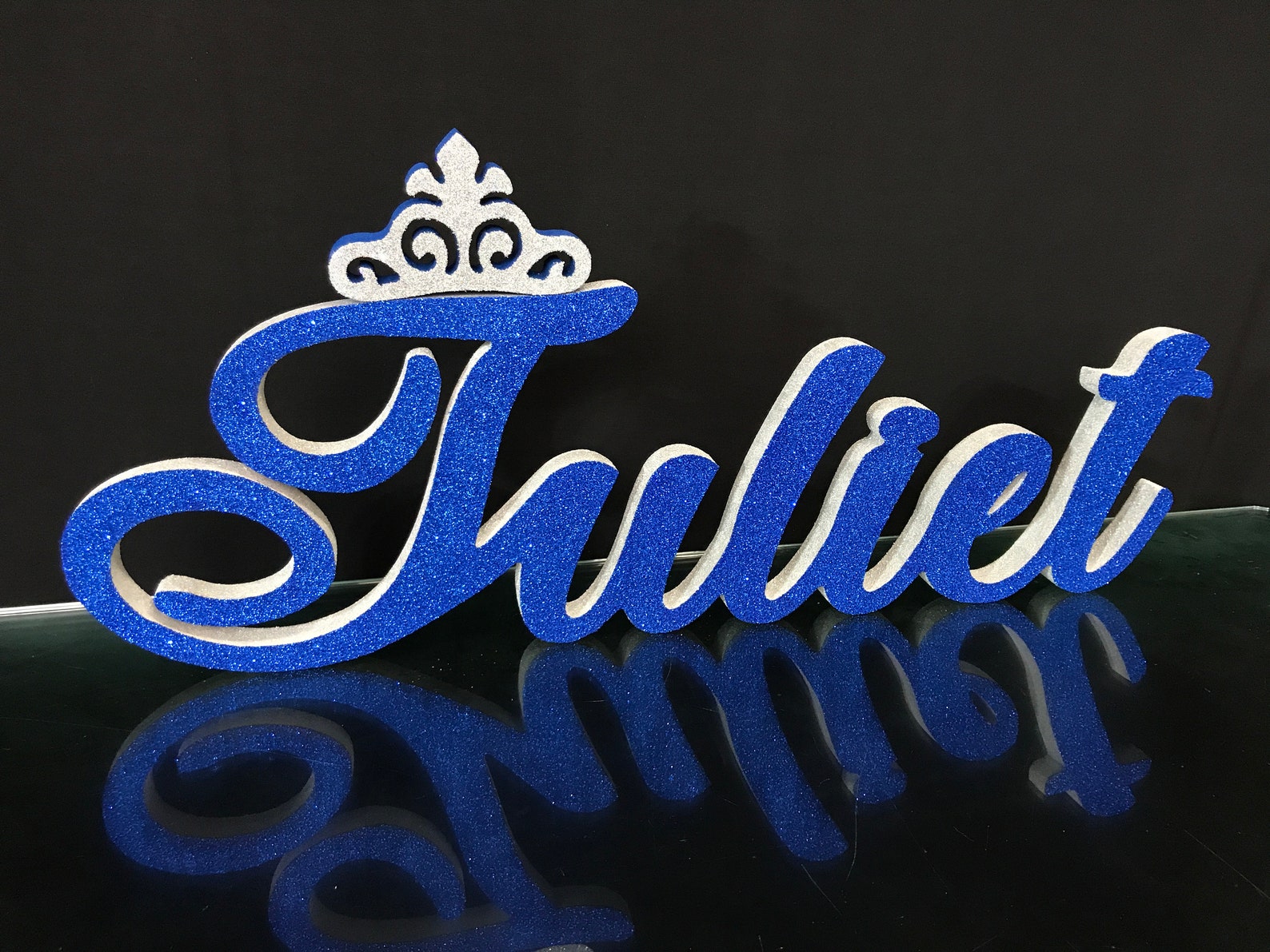 Custom name 3D Juliet foam letters name age block3D name | Etsy
