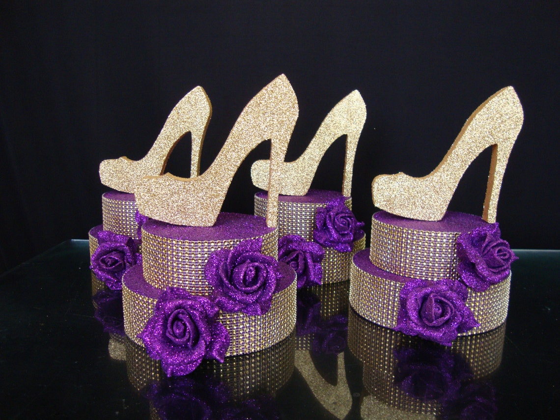 Centerpiece Shoe on Standcentral Decorcentral Element on the | Etsy