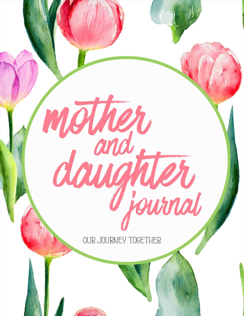 Printable Mother Daughter Journal • Mommy and Me Diary • Guided Journal ...