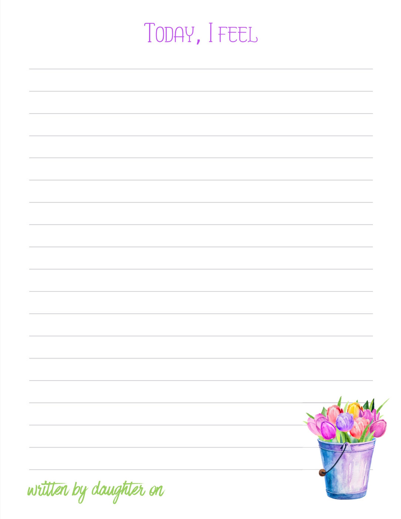 Printable Mother Daughter Journal • Mommy and Me Diary • Guided Journal ...