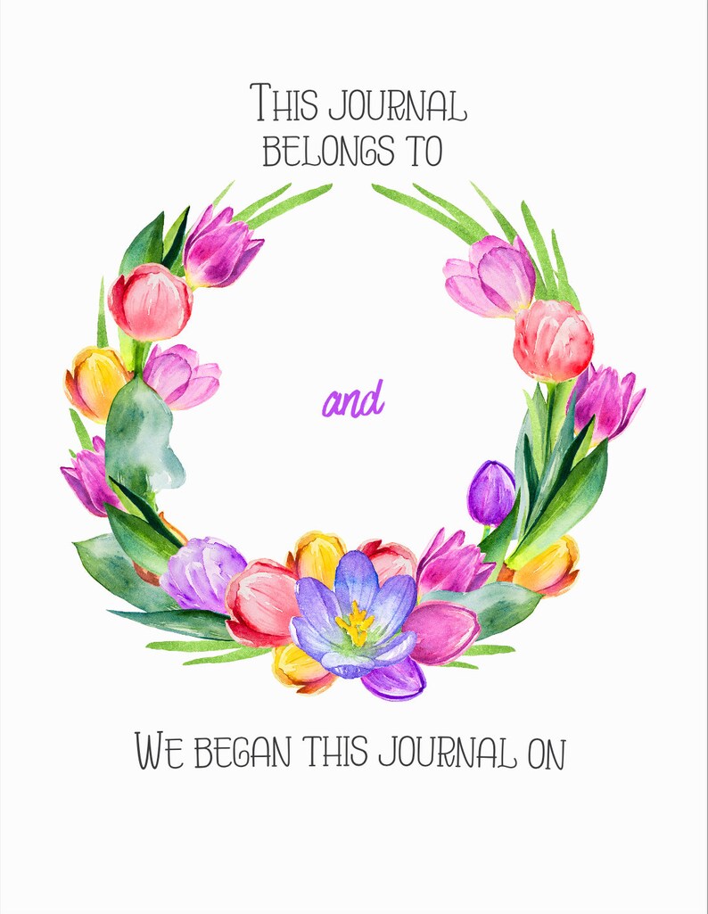 Printable Mother Daughter Journal • Mommy and Me Diary • Guided Journal ...