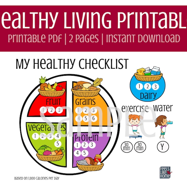 Calorie Wall Chart - Etsy