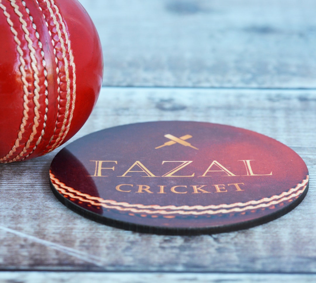 Personalised Cricket Gift Cricket Ball Coaster Cricket Gift for Him - Etsy