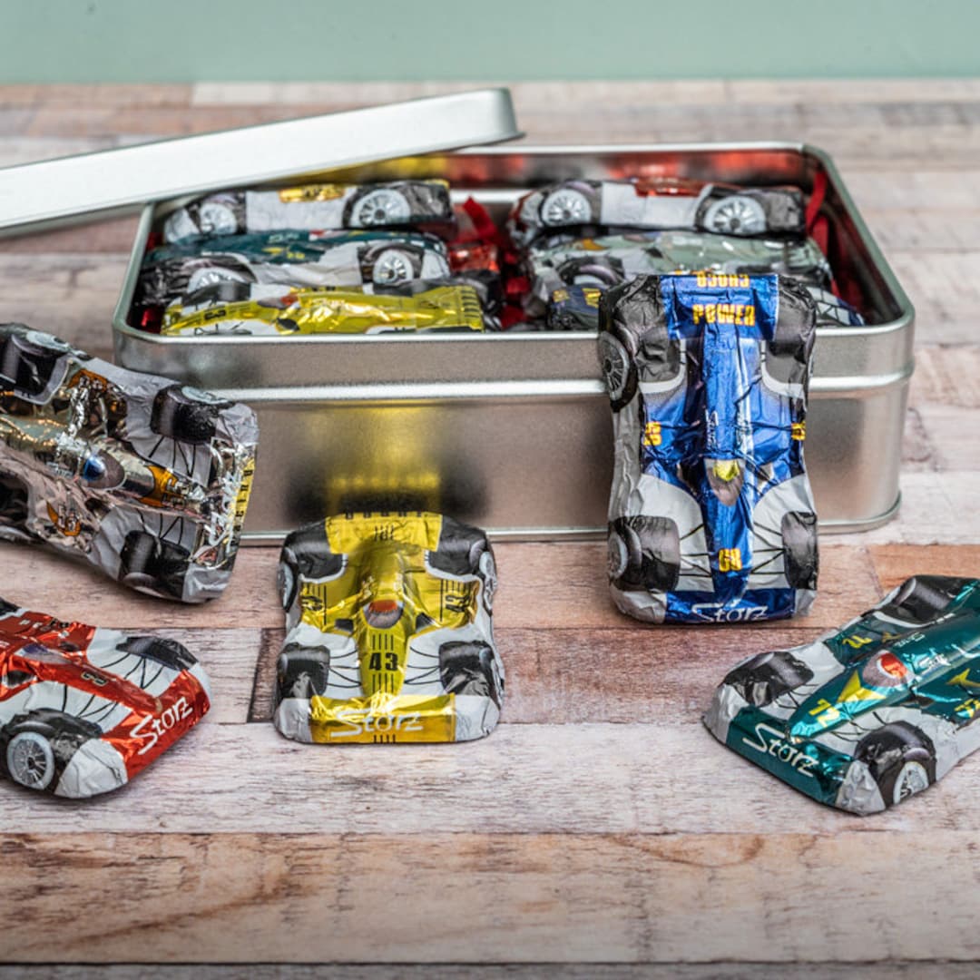 F1 Car Chocolates Tin: Formula 1 Racing Car Gift - Etsy UK