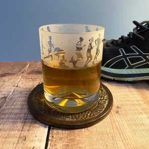 Runner's Etched Whisky Glass Tumbler Running Gift Gift for Runner - Etsy