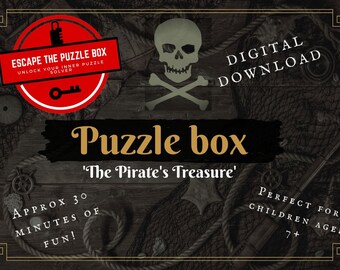 Escape Room Game DIY Pirates Printable Game Kit Pirate's - Etsy