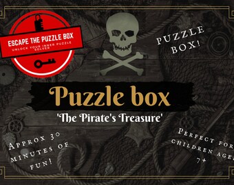 Escape Room Game DIY Pirates Printable Game Kit Pirate's - Etsy