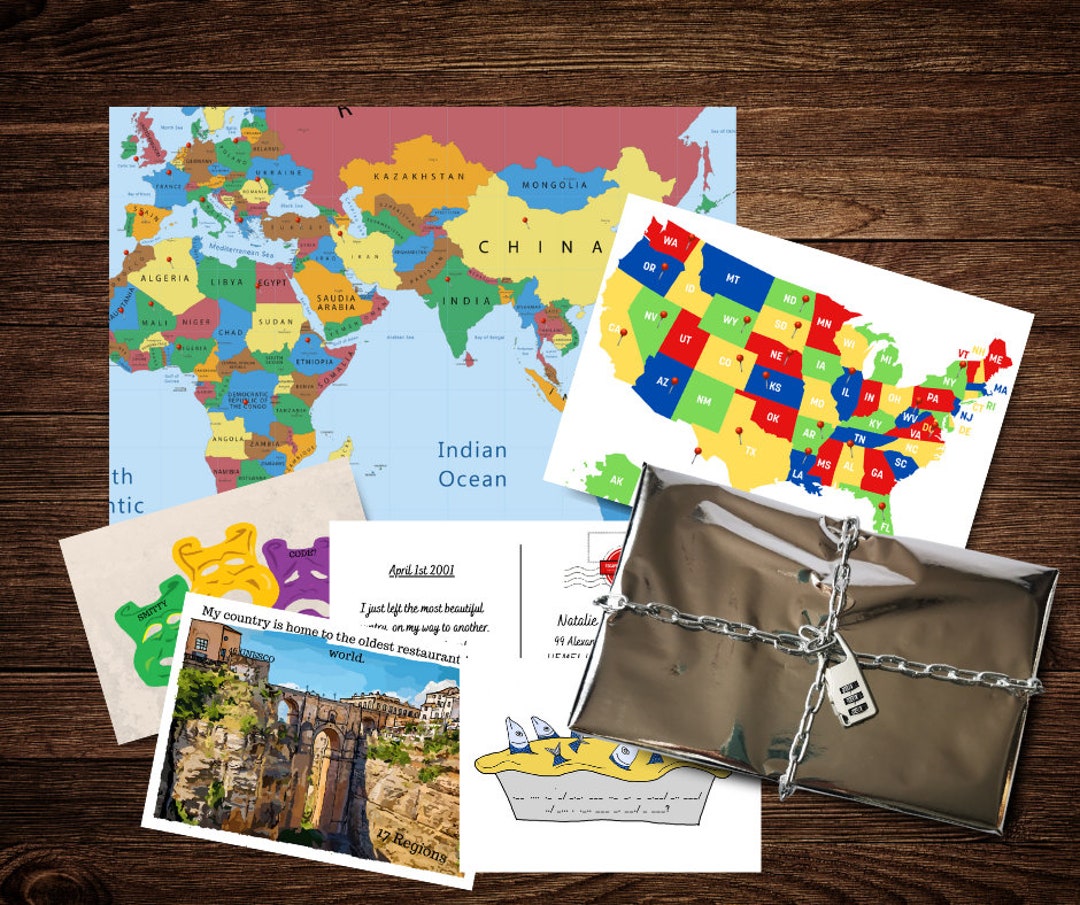 Lockable Trivia Escape Room Puzzle Box Ultimate At-home - Etsy