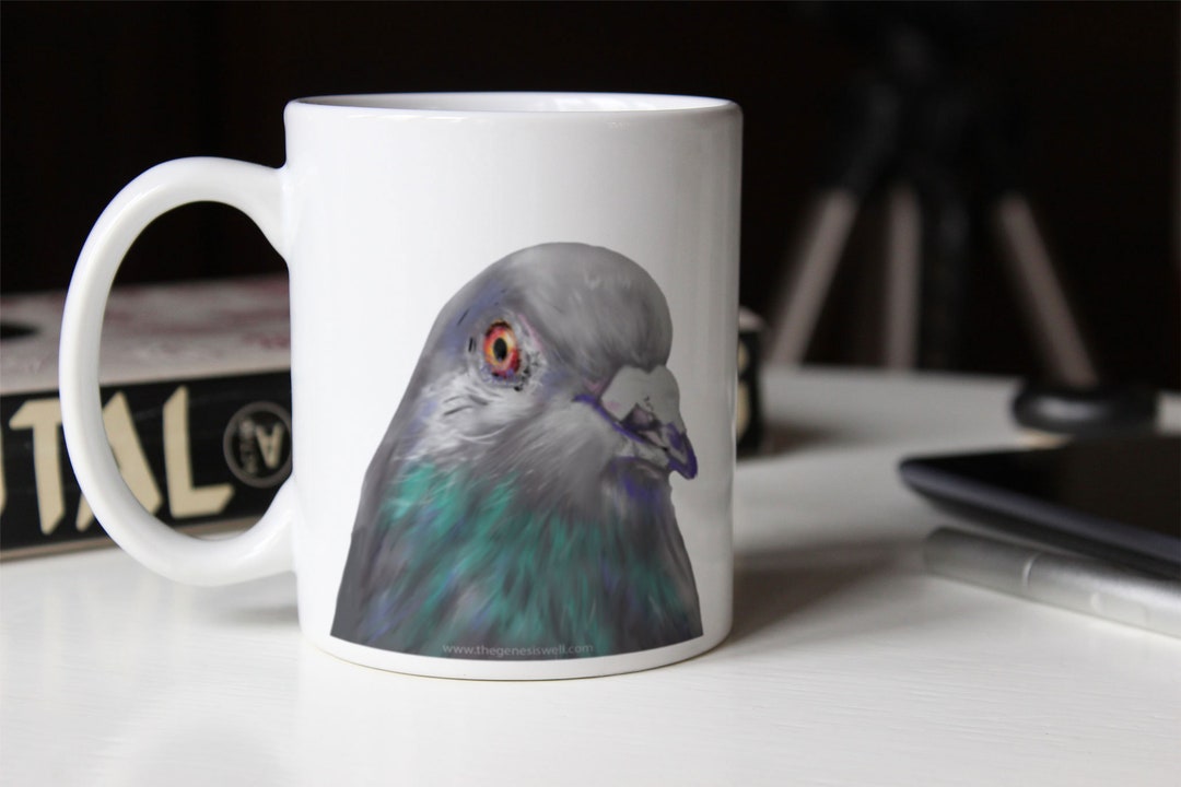 Pigeon Ceramic Mug Personalised Mug Love Pigeons Pigeon Fancier Gift ...