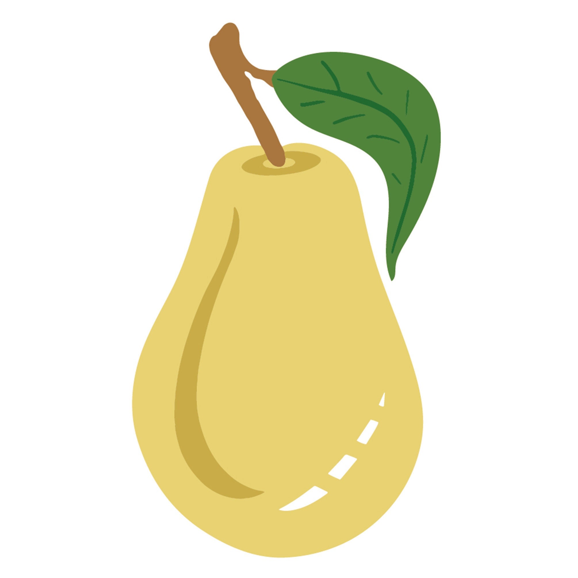 Pear SVG Fruit SVG Pear Cut File for Cricut, Cameo Silhouette ...