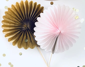 Fan Cake Topper - Etsy UK