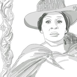 WICKED Elphaba Digital PDF Png Print Coloring Page, Coloring Page ...