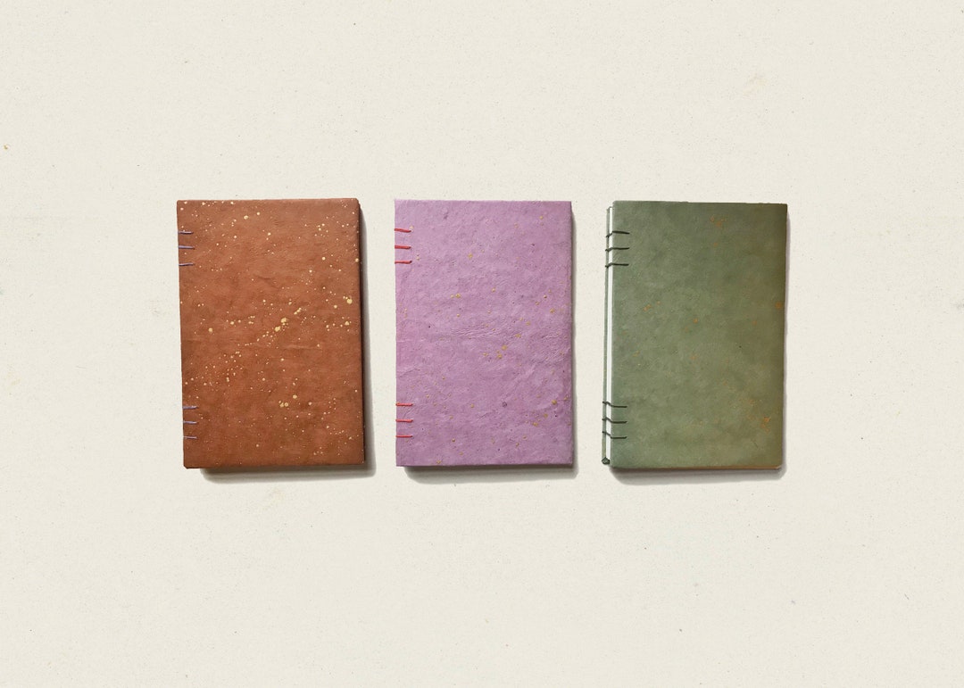 Hand-bound Coptic Stitch Notebooks for Journaling & Morning Pages - Etsy