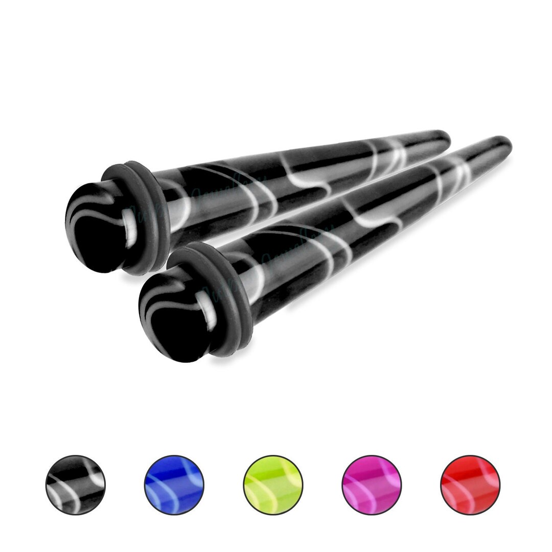 Ear Stretcher Taper Gauge Expander Straight Spike Plug for Stretching ...