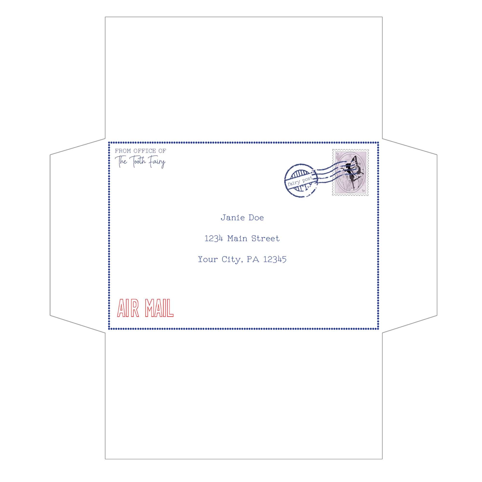 Printable Tooth Fairy Receipt - Lost Tooth Report - First Tooth Lost ...