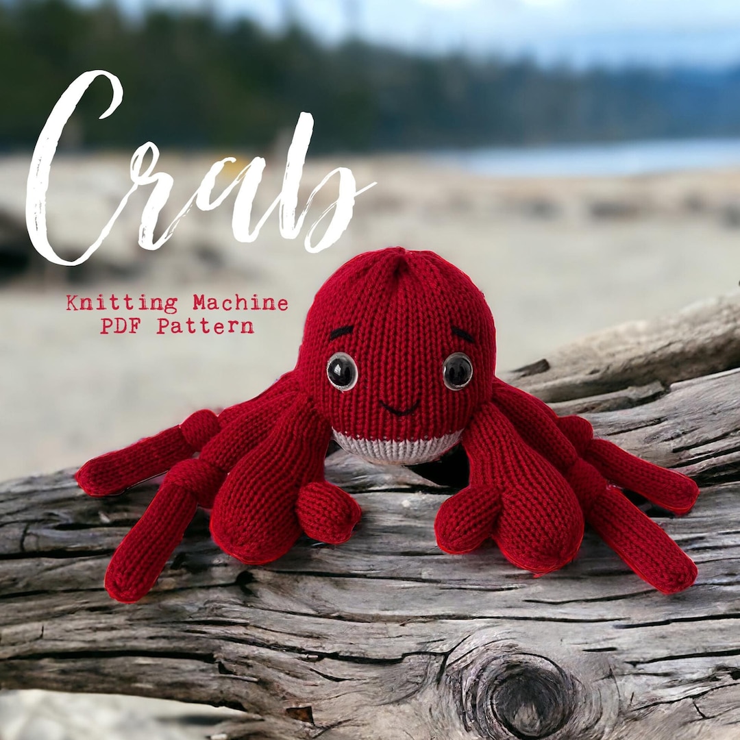 Crab - Sentro/addi Circular Knitting Machine Pattern PDF - Etsy
