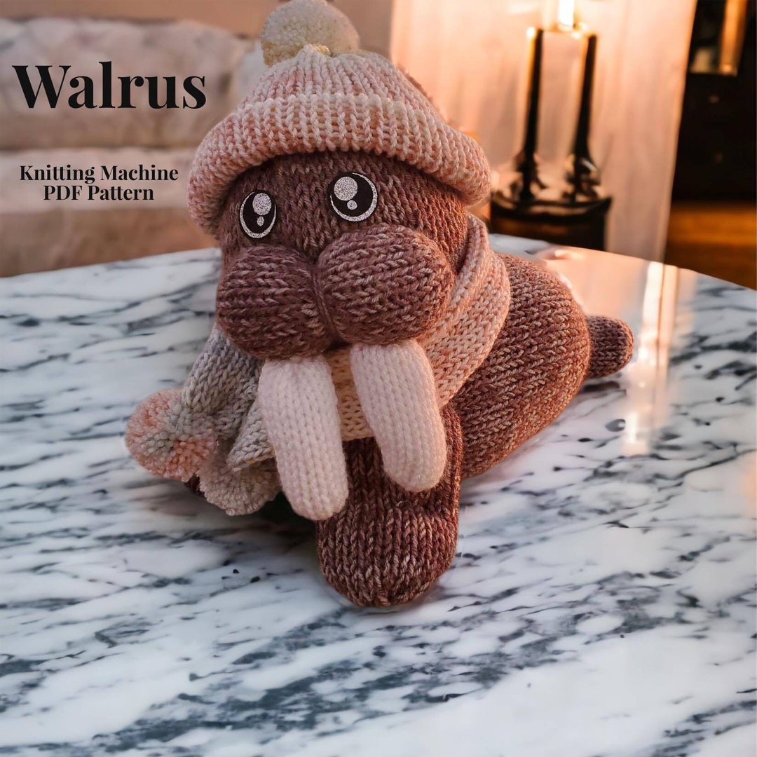 Walrus - Sentro/addi Circular Knitting Machine Pattern PDF - Etsy
