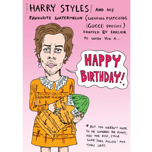Harry Styles Card Anniversary Card Birthday Card Any - Etsy