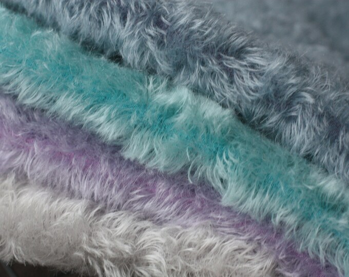 Hand dyed fabrics for sewing Teddy Bears by LadaTeddyFabrics