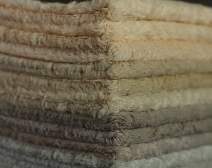 Hand dyed fabrics for sewing Teddy Bears by LadaTeddyFabrics