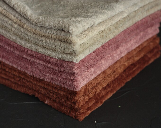 Hand dyed fabrics for sewing Teddy Bears by LadaTeddyFabrics