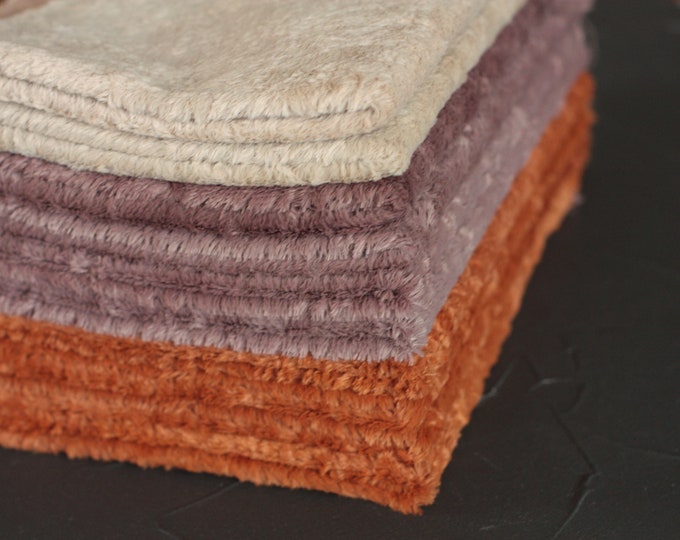 Hand dyed fabrics for sewing Teddy Bears by LadaTeddyFabrics