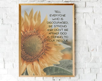 Mark 5:36 Be Not Afraid Only Believe Scripture Wall Art - Etsy