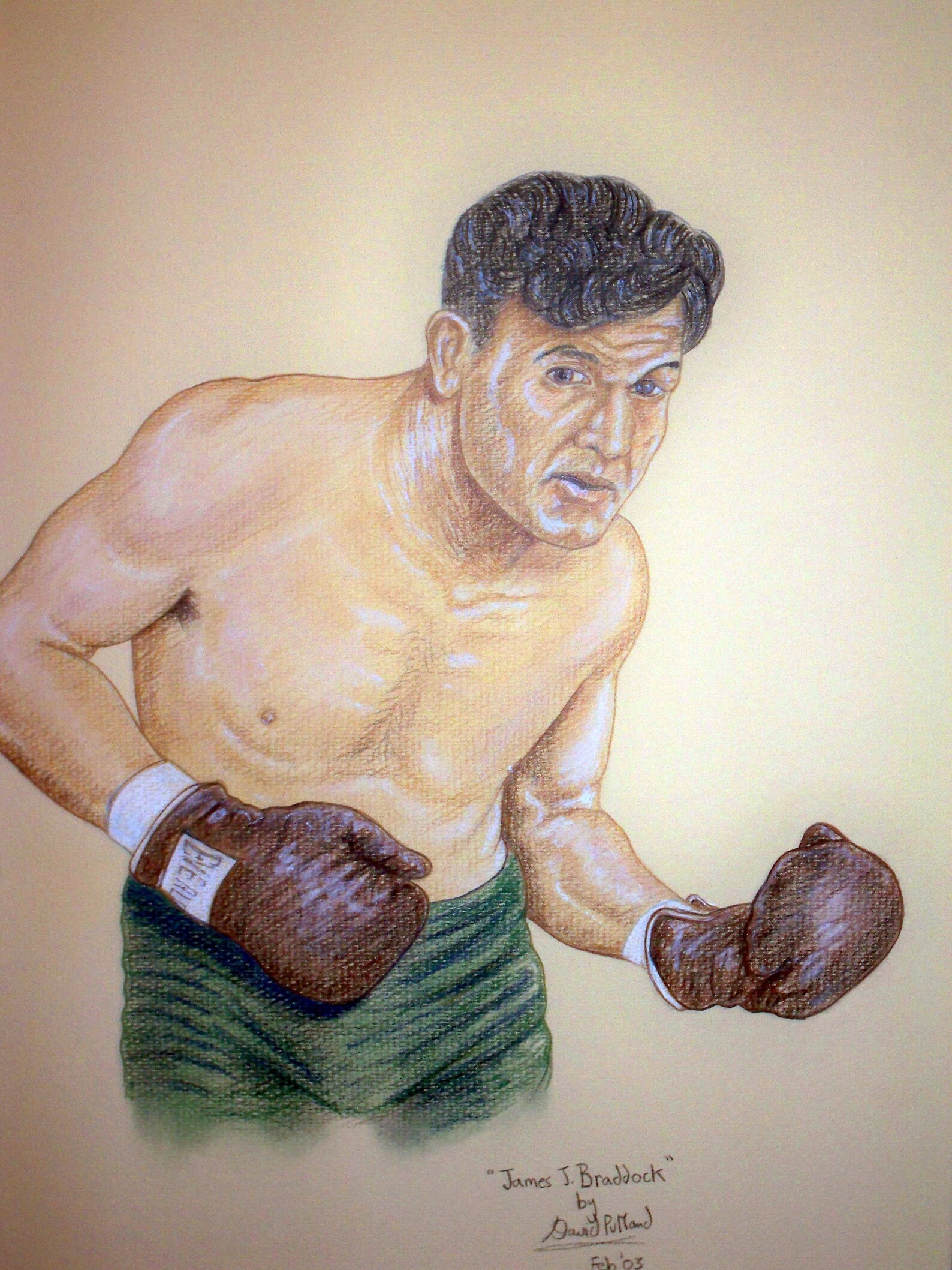 James J. Braddock Professional Boxer - Etsy