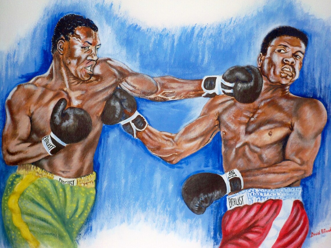 Ali V Frazier "the Fight of the Century". A3 Print. - Etsy