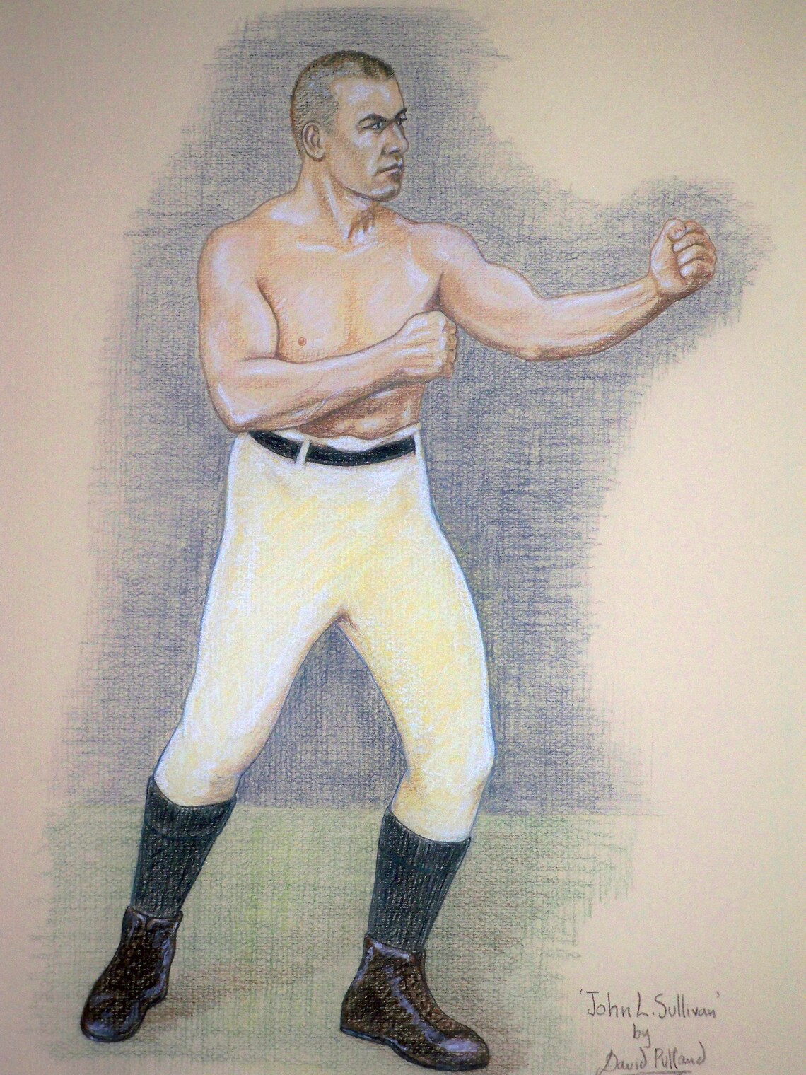John L. Sullivan - Professional Boxer - Etsy