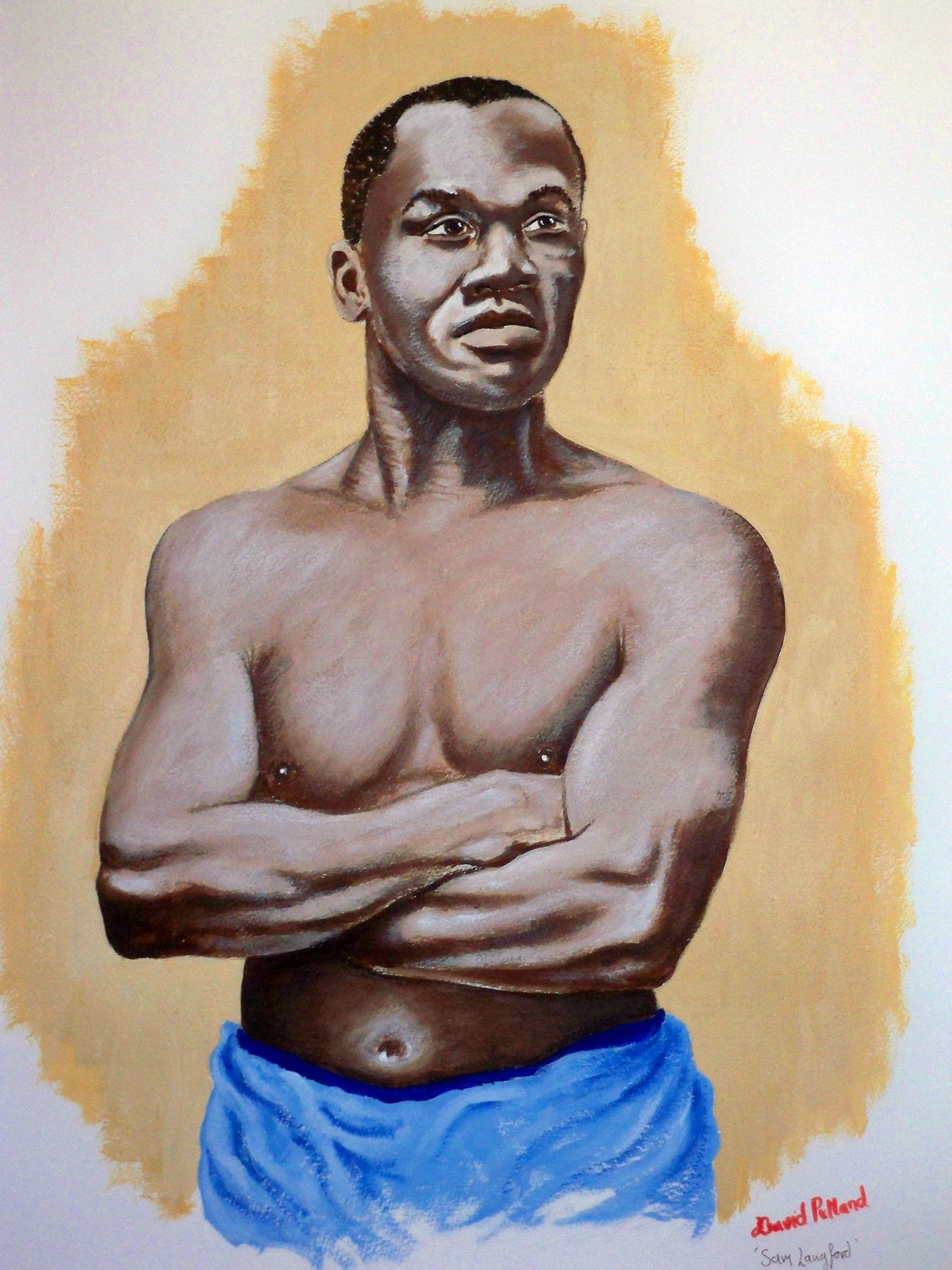 Sam Langford - Canadian Boxer - A3 Print - Etsy