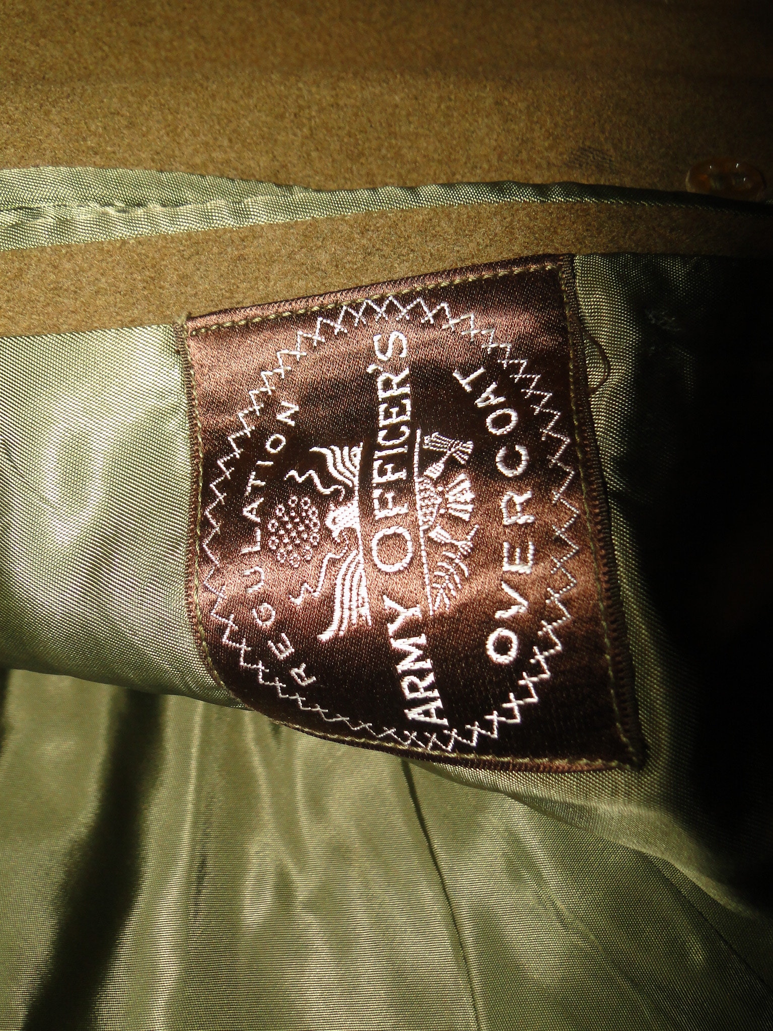 Vintage WWII 40s US ARMY Pea Coat Wool Uniform Jacket Mackinaw Sz 37 R ...