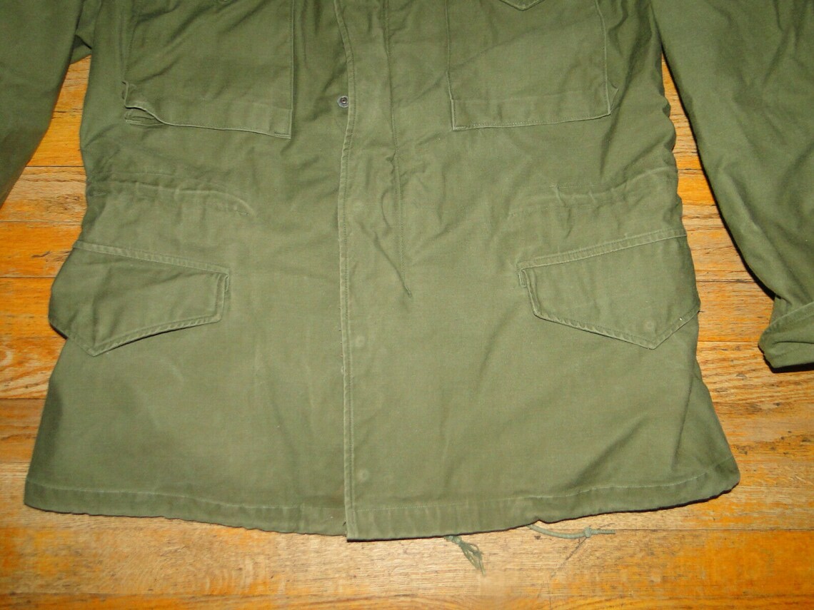 Vintage 1967 Field Jacket M 65 Cold Weather Og -107 US Military Army Sz ...