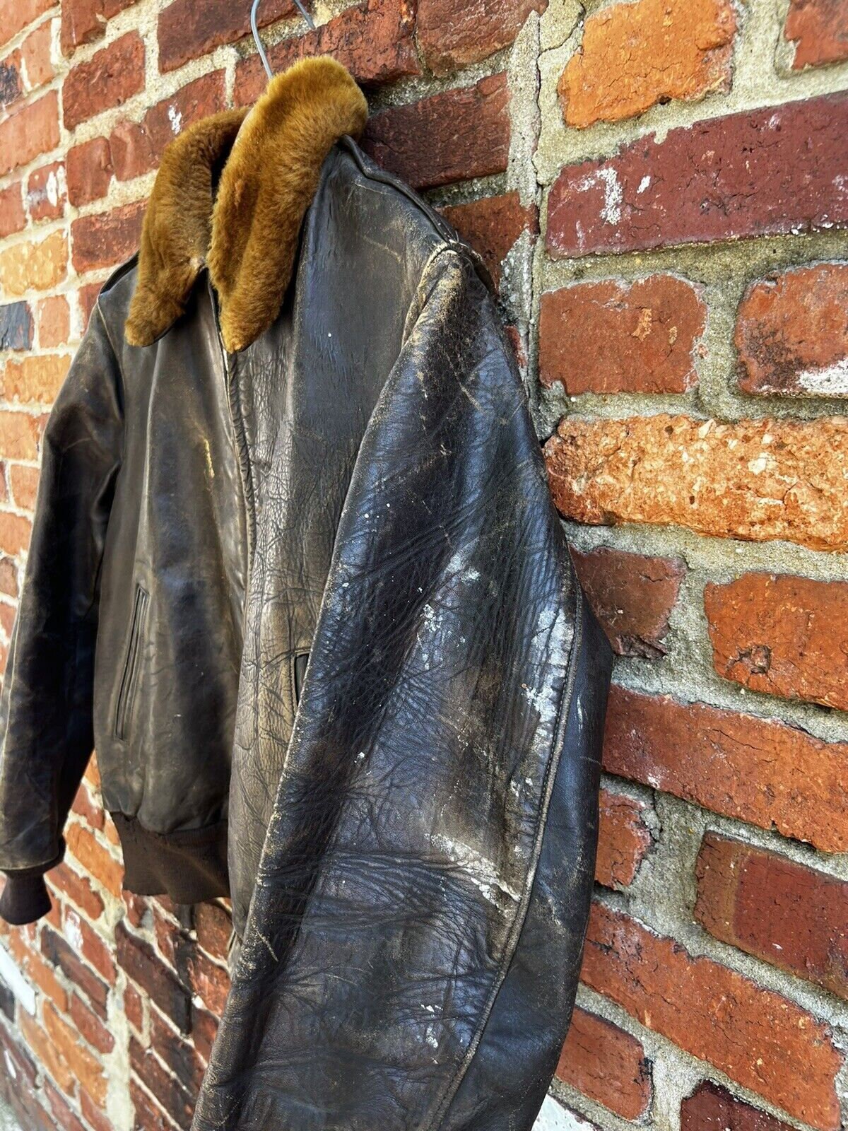 Vintage Brown Horsehide Leather Jacket Bummer A-2 G-1 Sz38-40 - Etsy