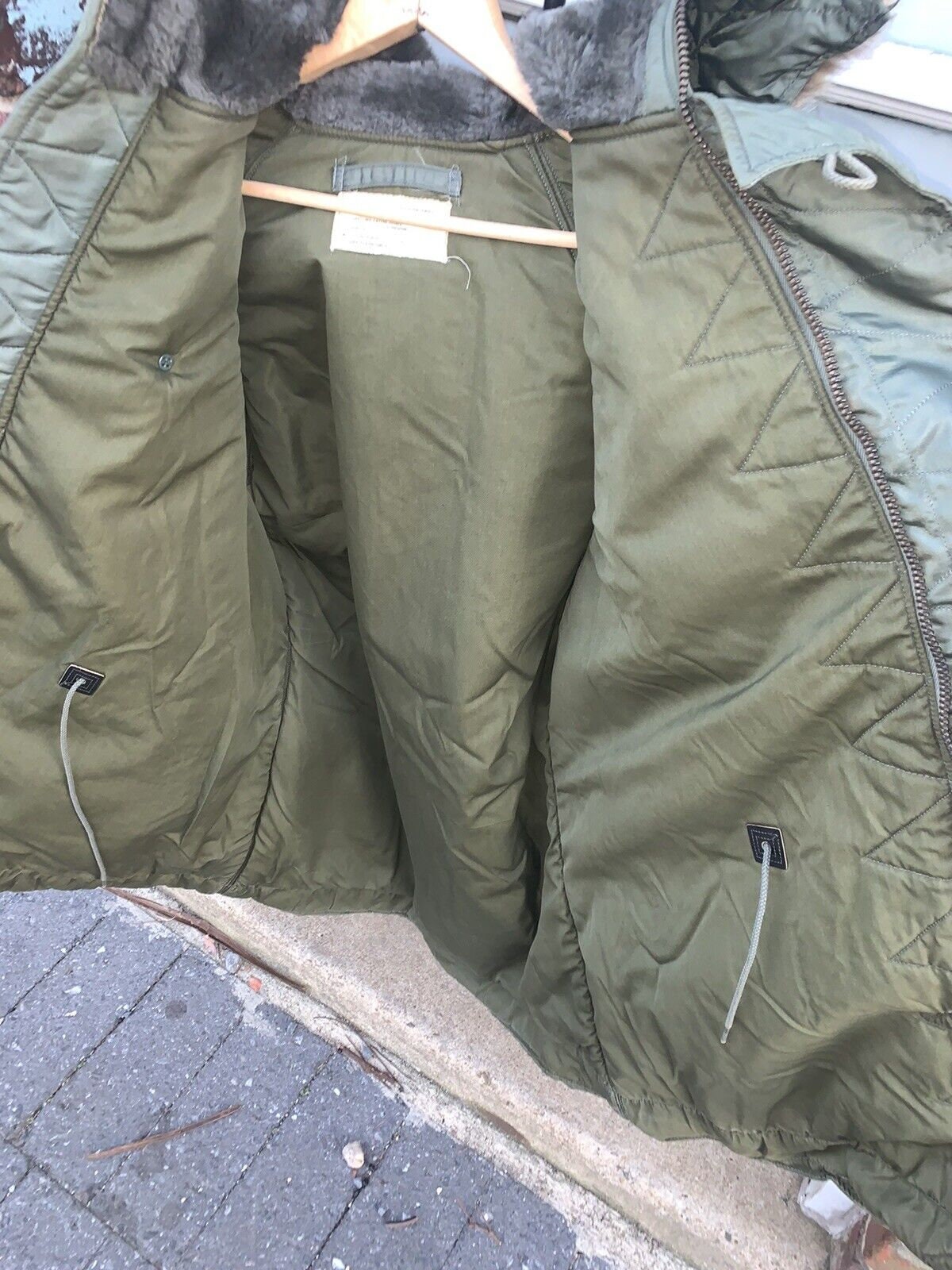 Vintage N 3B USAF Parka Coat Flyers Jacket 60s Sz M - Etsy