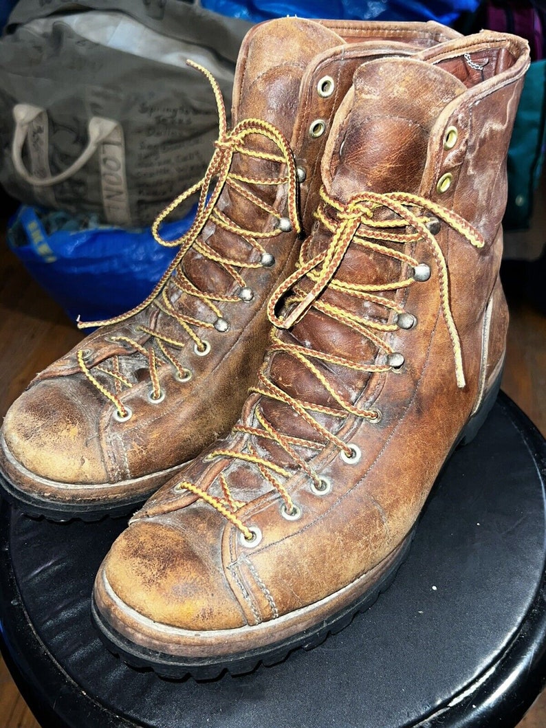 Vintage Monkey Boot Brown Leather Work Boot Sz 9.5 - Etsy