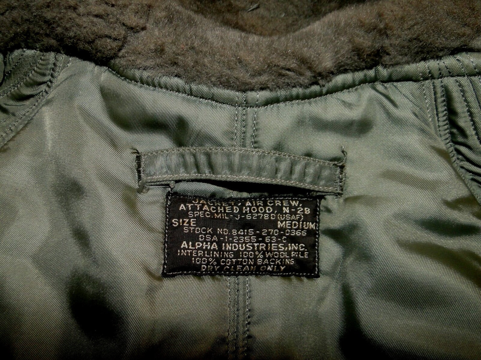 Vintage 1963 N-2B Mens USAF Aircrew Vietnam Pilot Jacket Fur Medium - Etsy