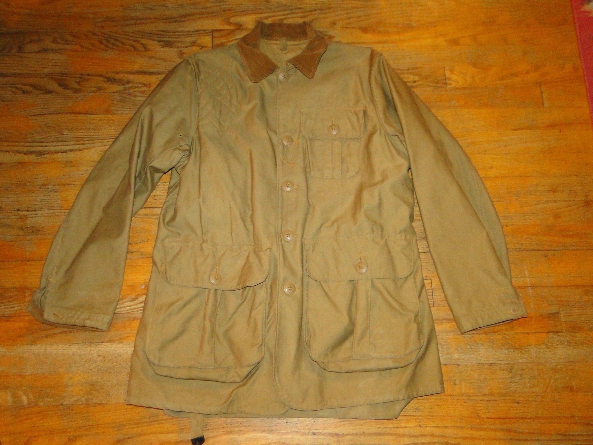 Vintage Canvas HUNTING Jacket Sz. 44-46 - Etsy UK