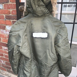 Vintage N 3B USAF Parka Coat Flyers Jacket 60s Sz M - Etsy