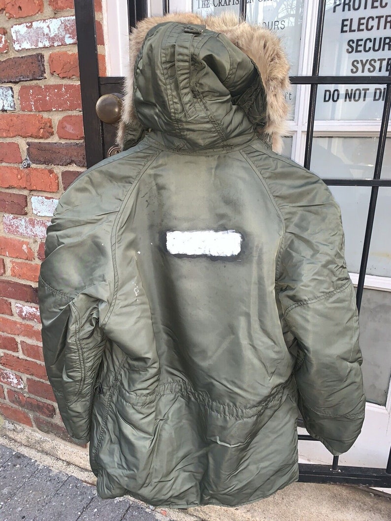 Vintage N 3B USAF Parka Coat Flyers Jacket 60s Sz M - Etsy