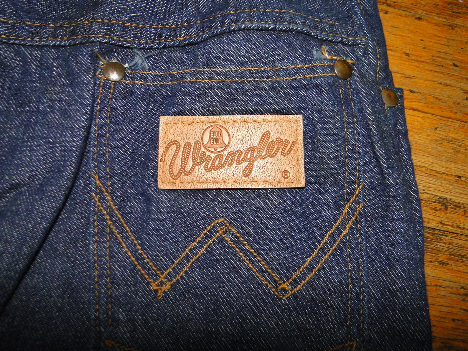 ORIGINAL Vintage Wrangler Blue Bell Sanforized High Waist Jeans Sz 18 W ...