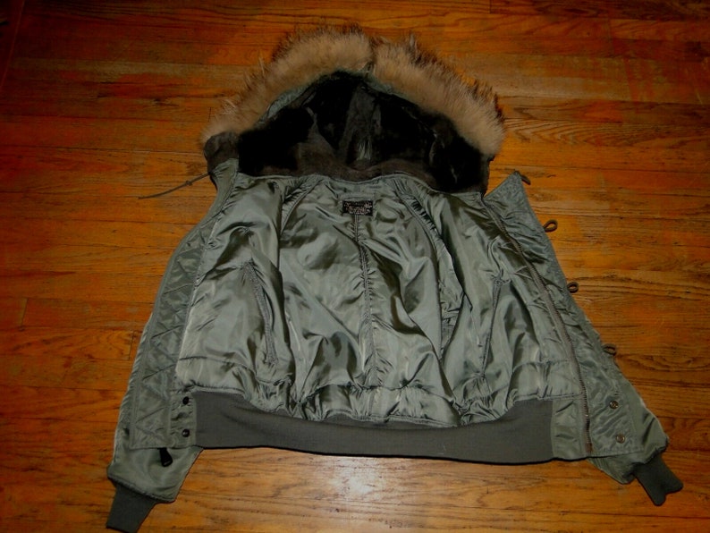 Vintage 1963 N-2B Mens USAF Aircrew Vietnam Pilot Jacket Fur Medium - Etsy