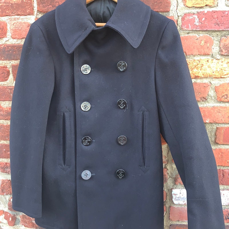 Pea Coat Jacket - Etsy